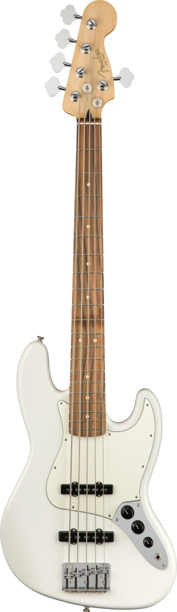 Fender Player Jazz Bass V [5-str] - Polar White [pf]